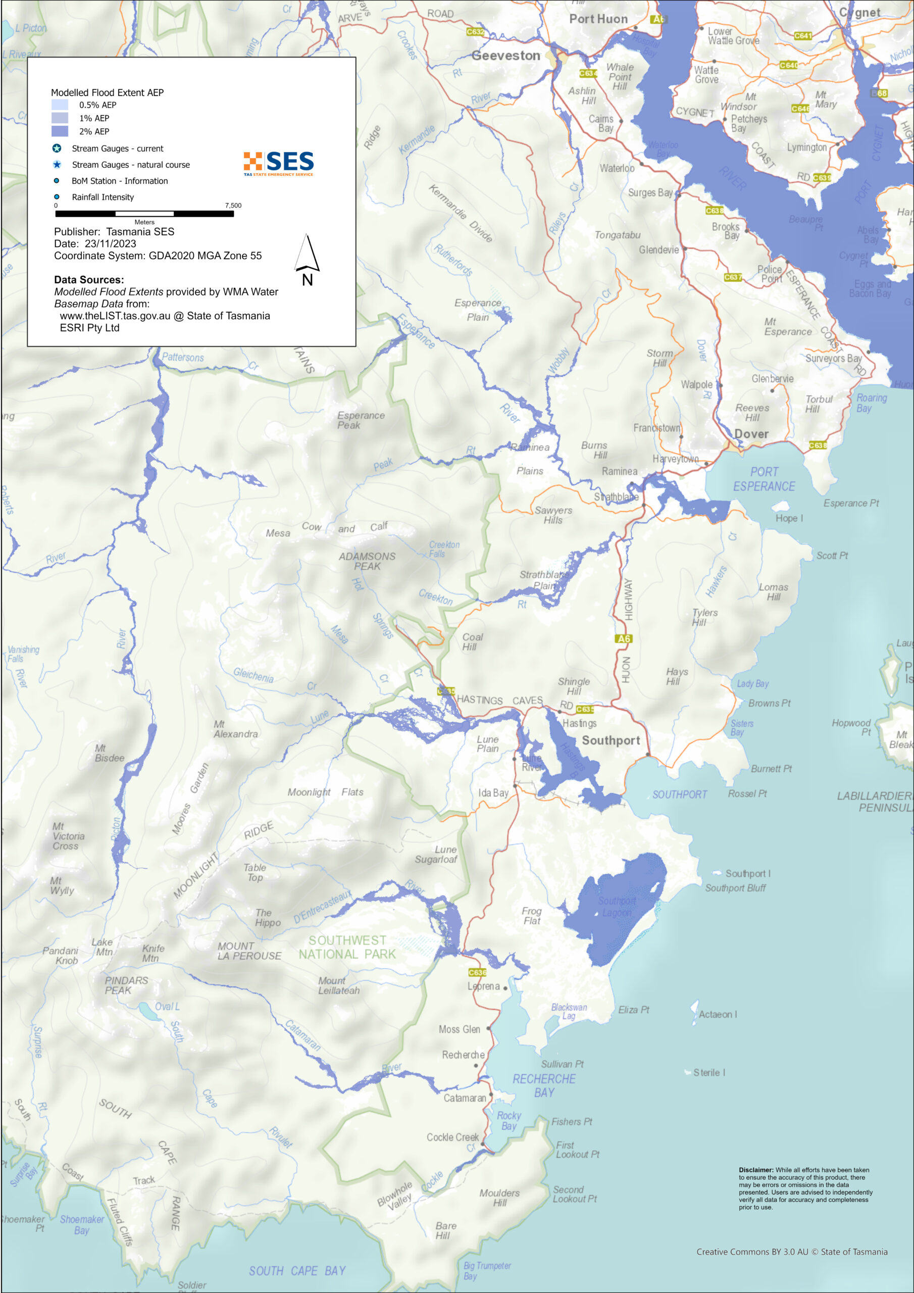 Dover and the Far South flood guide - Tasmania State Emergency Service