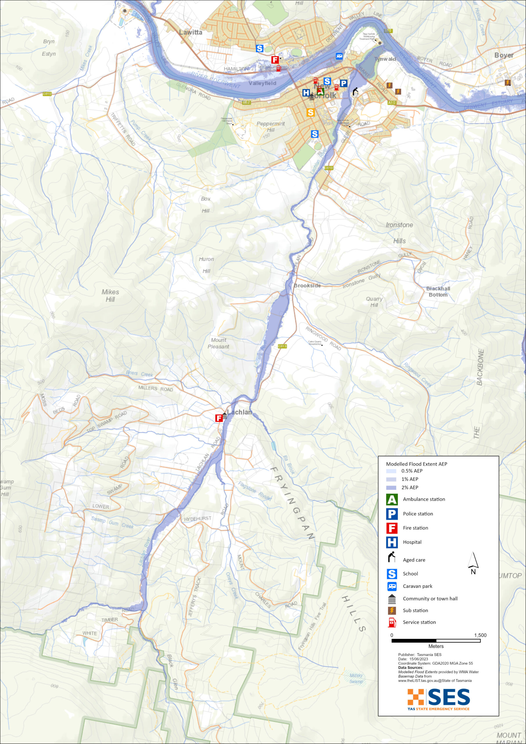 Lachlan River Map
