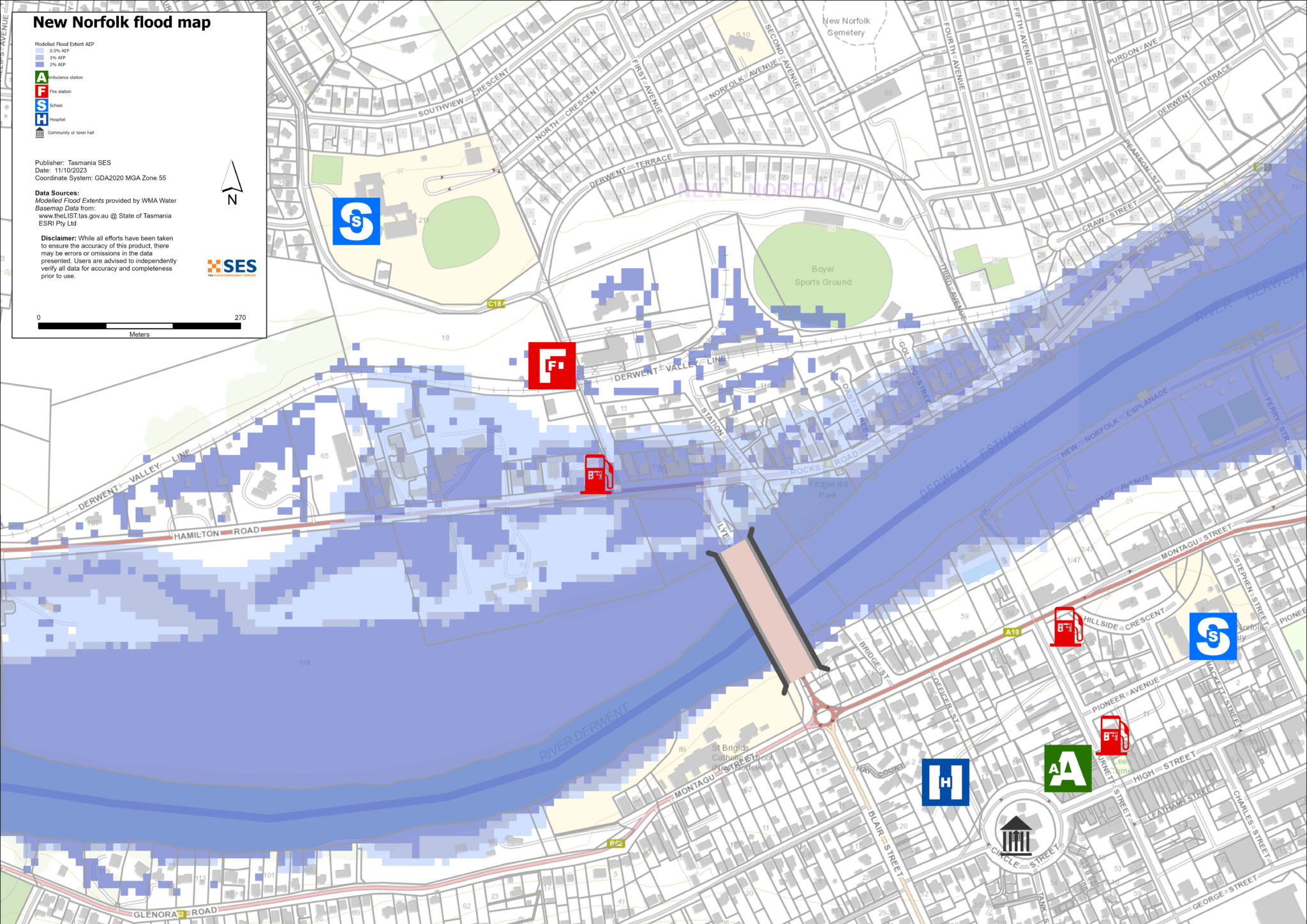 New Norfolk flood guide - Tasmania State Emergency Service