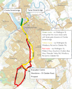 Launceston - Invermay Levee Protected Area flood guide - Tasmania State ...