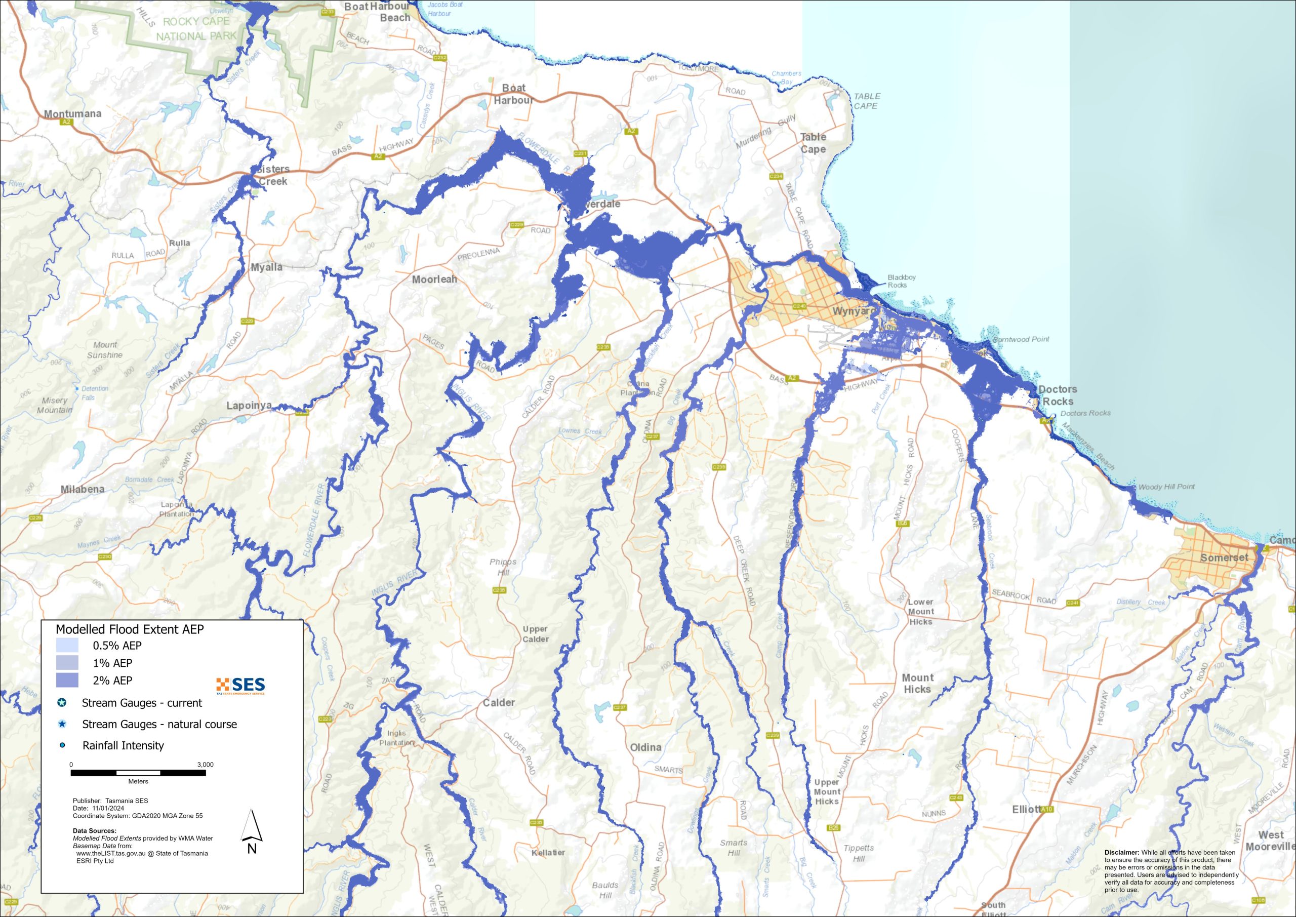 Wynyard and surrounds flood guide - Tasmania State Emergency Service