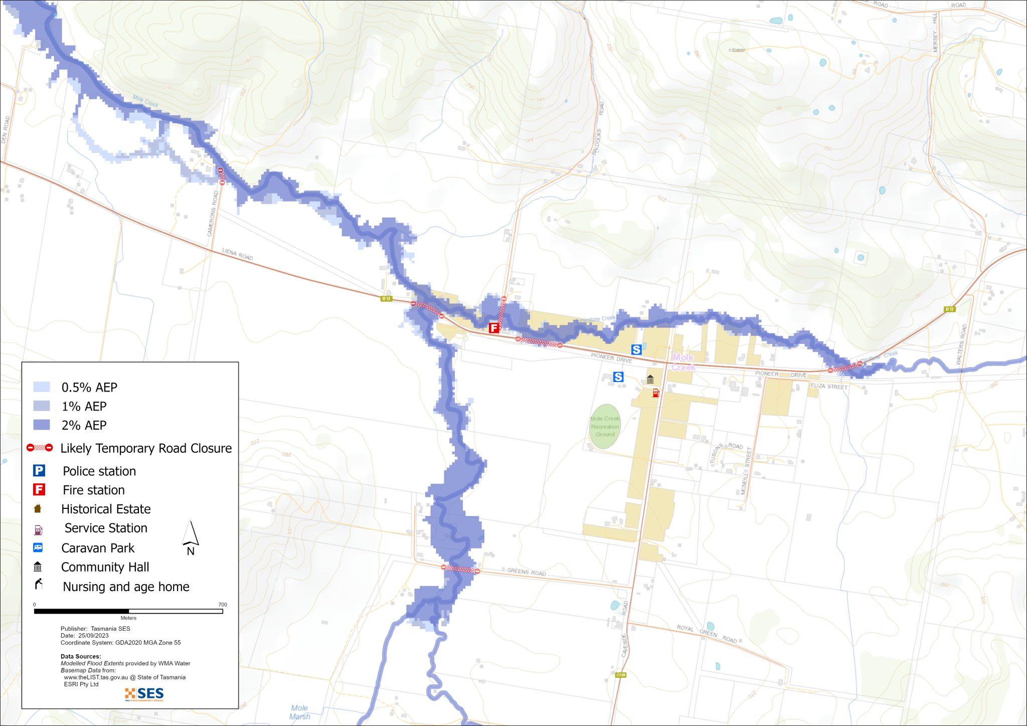 Mole Creek and surrounds flood guide - Tasmania State Emergency Service