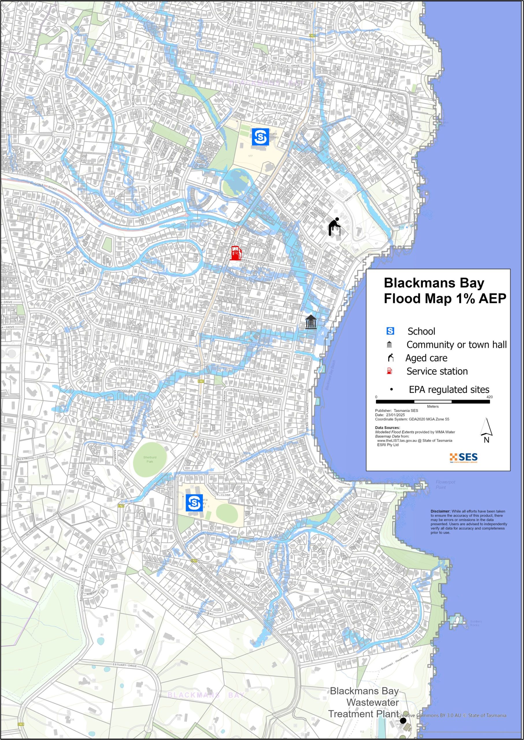 Kingston and surrounds flood guide - Tasmania State Emergency Service