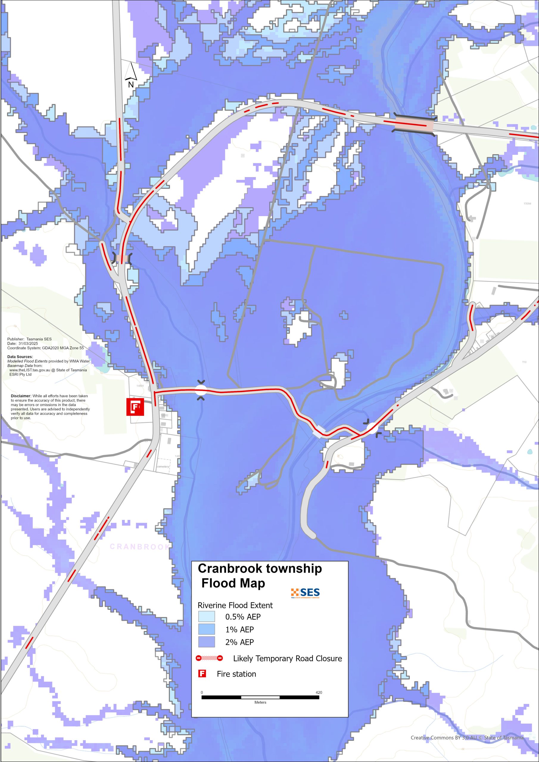 Bicheno to Triabunna and surrounds flood guide - Tasmania State ...