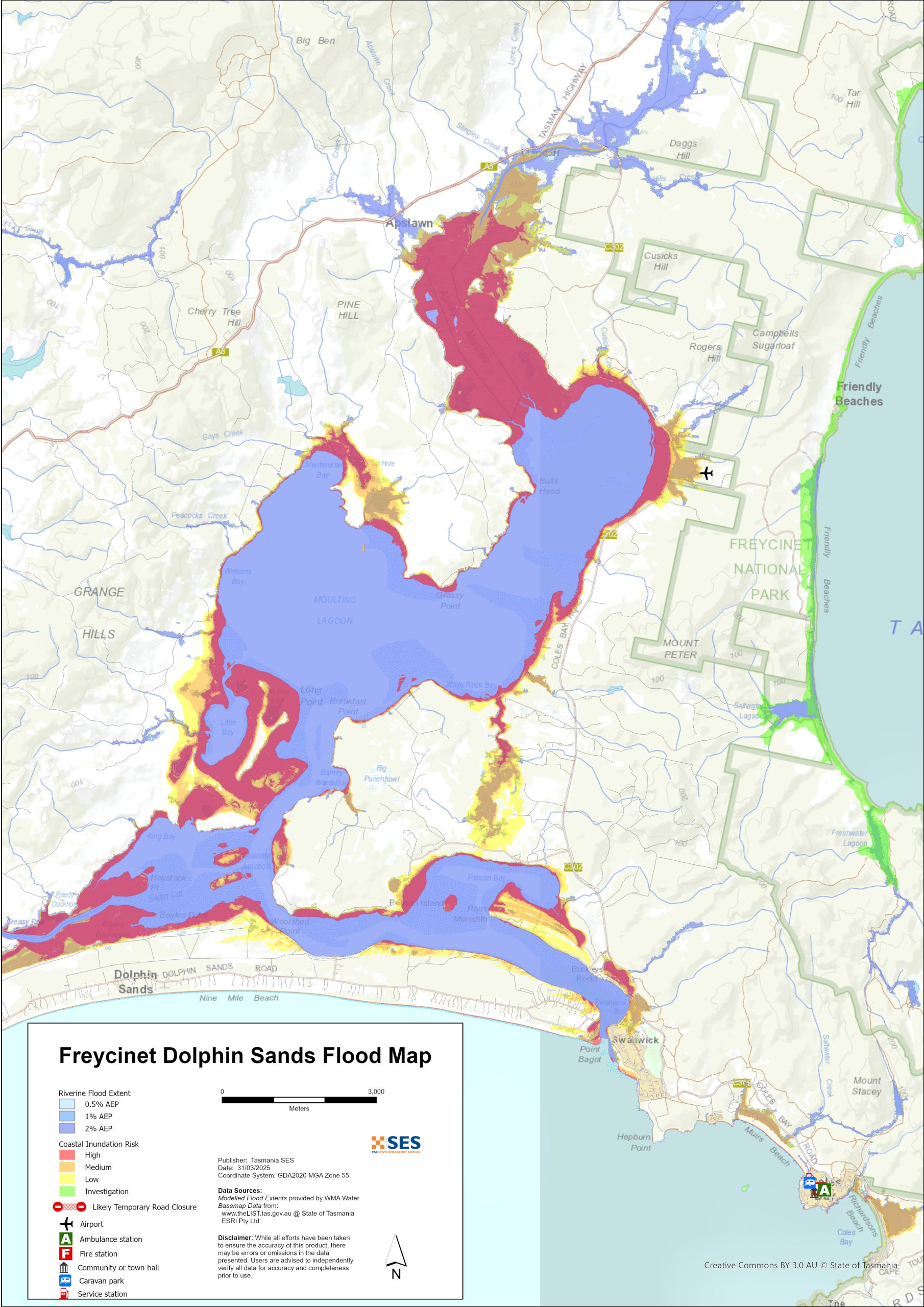 Bicheno to Triabunna and surrounds flood guide - Tasmania State ...