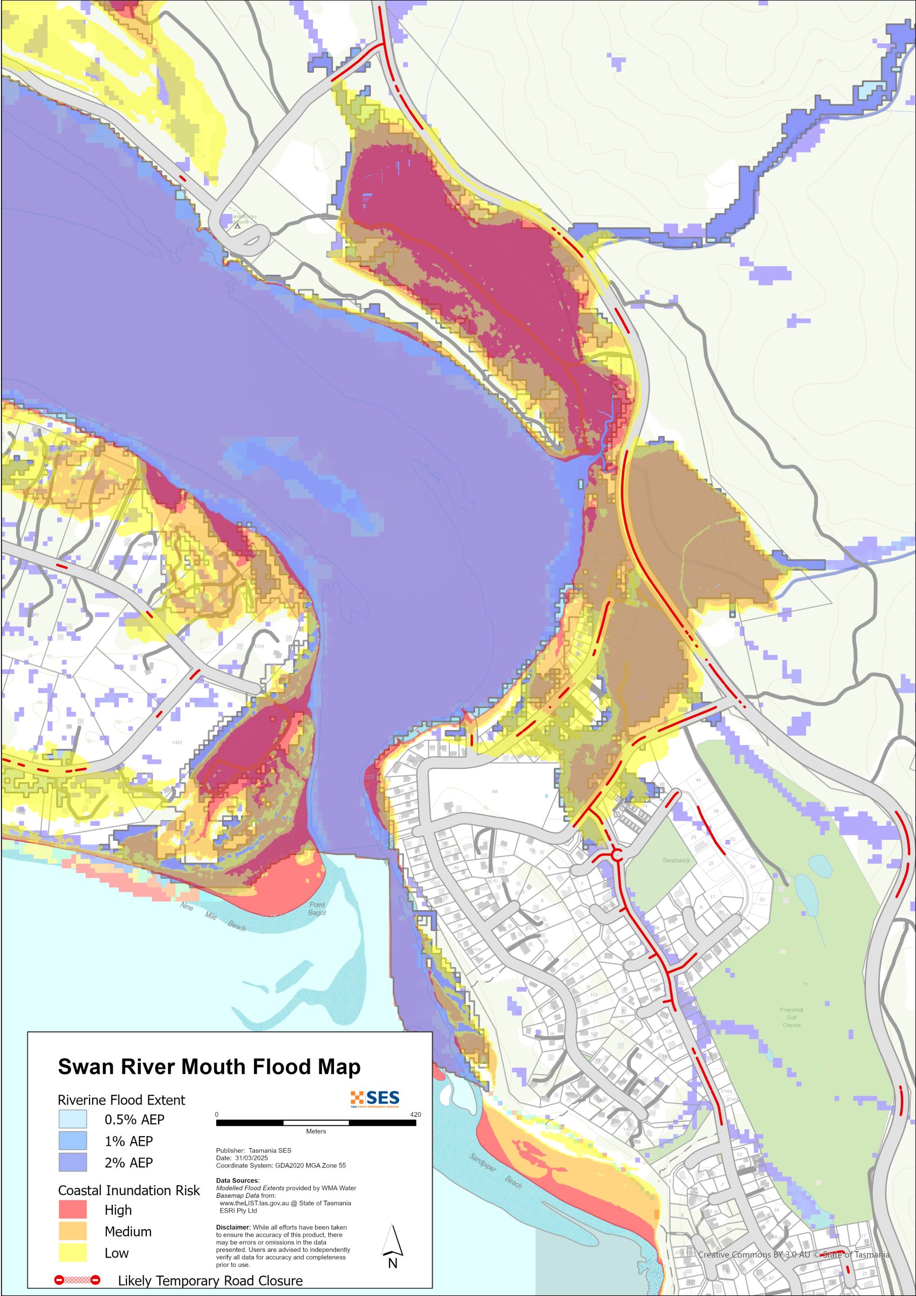 Bicheno to Triabunna and surrounds flood guide - Tasmania State ...