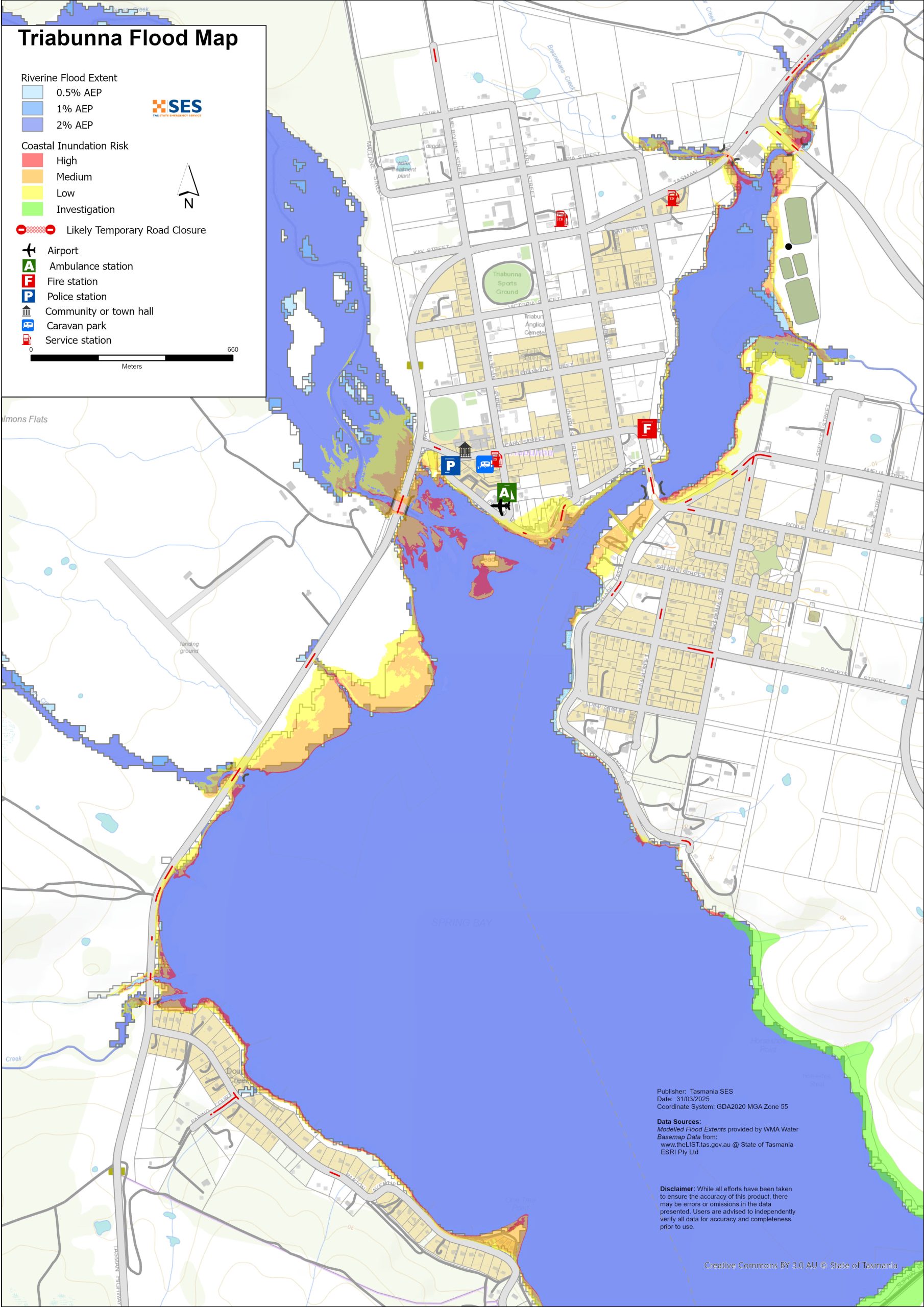 Bicheno to Triabunna and surrounds flood guide - Tasmania State ...