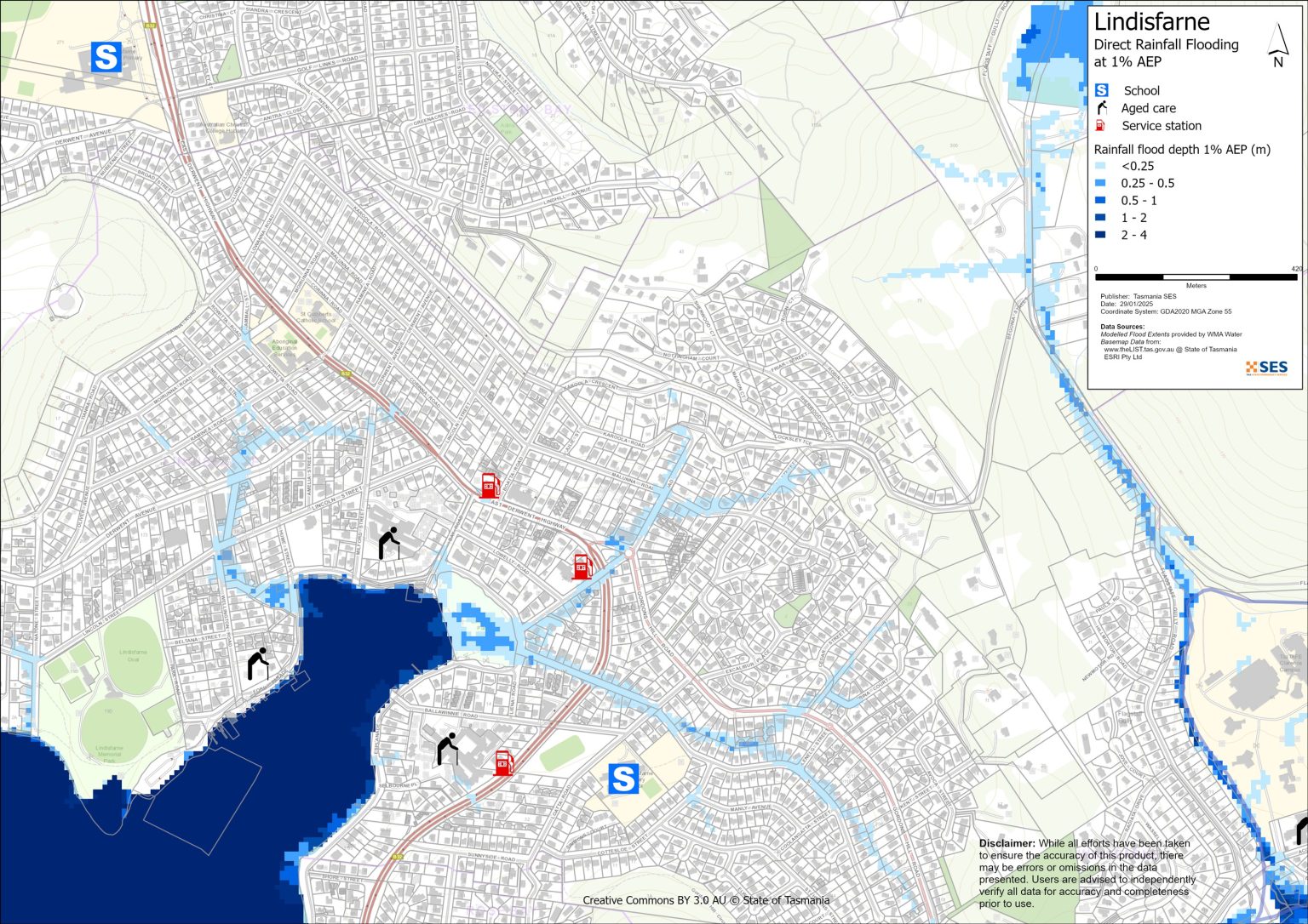 Hobart's Eastern Shore - Tasmania State Emergency Service